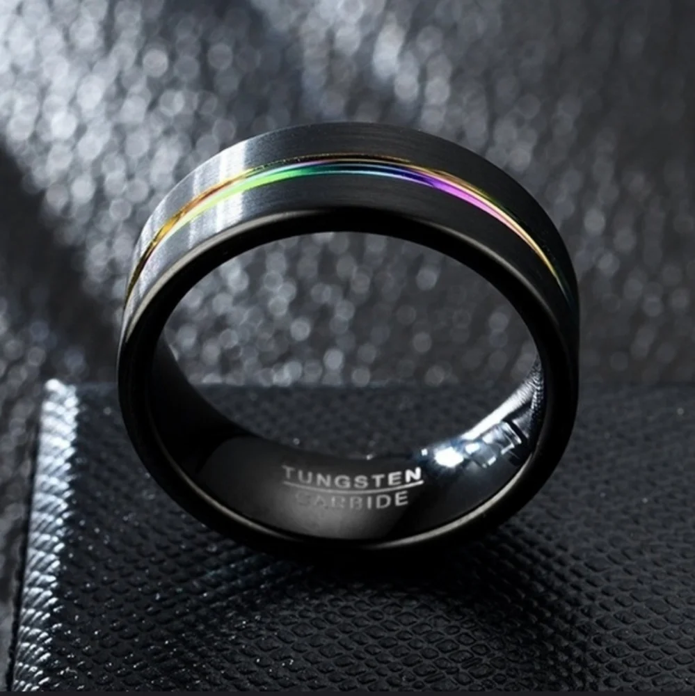 Tungsten Carbide | Accessories | New Tungsten Carbide Titanium Black 7 ...